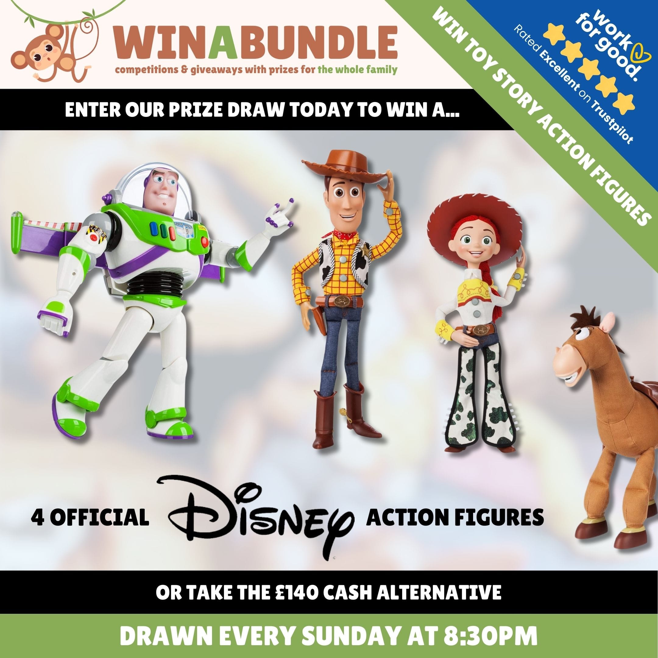 Win a Disney Toy Story Action Figures Bundle (or £140 cash) #20 | Win A ...